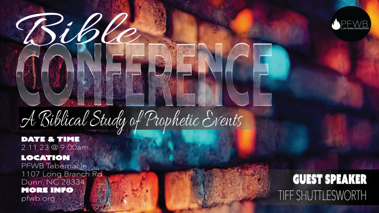 PFWB Bible Conference - PFWB